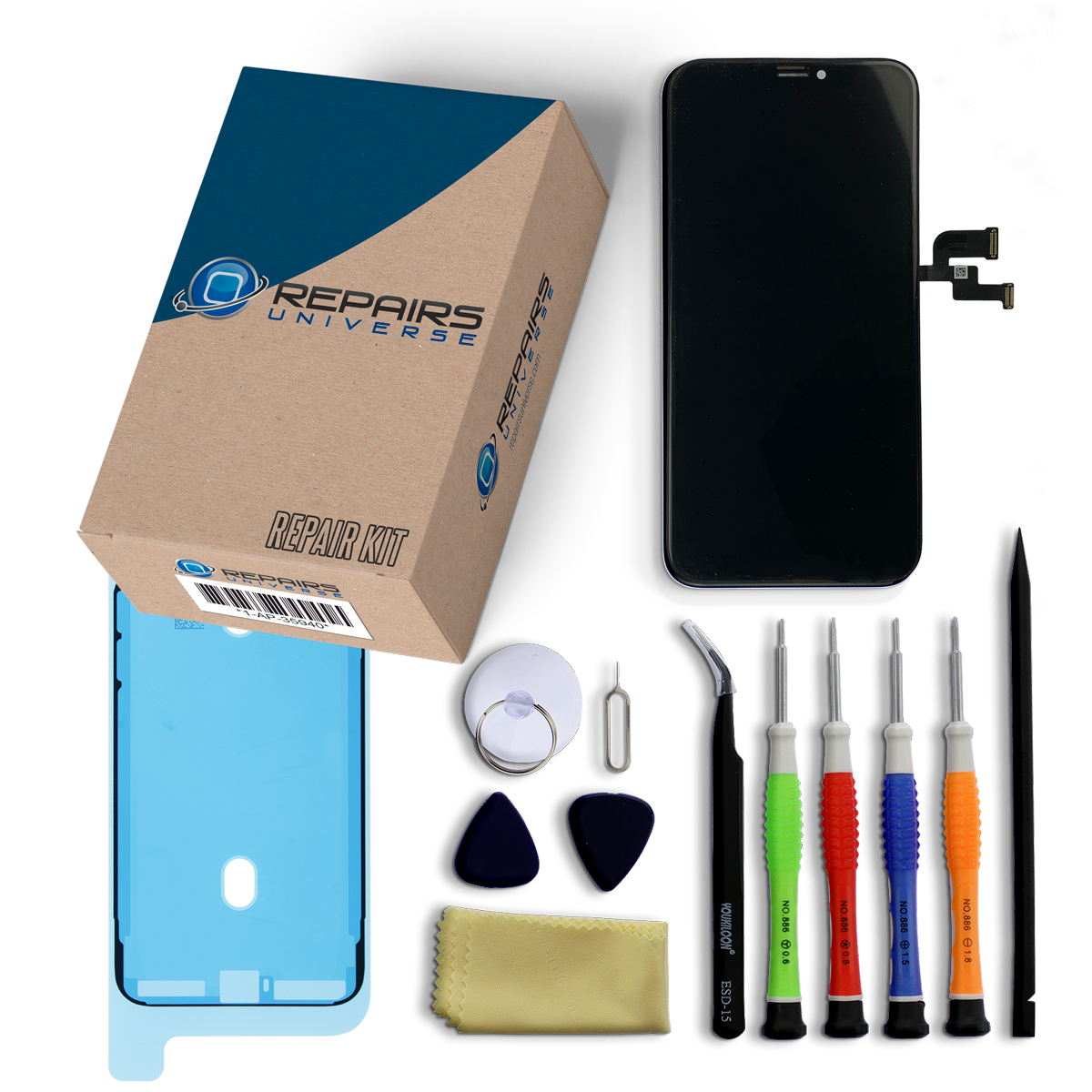 iPhone XS LCD Screen Replacement + Complete Repair Kit + Easy Video ...